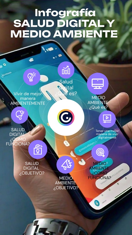 Infografia sobre salud digital y medio ambiente | Genially