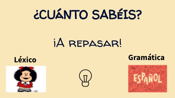 Genially Repaso SEC1 - 2nde