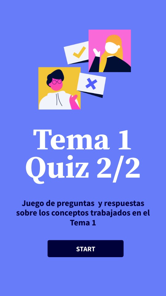 Tema 1 Quiz 2/2 | Genially