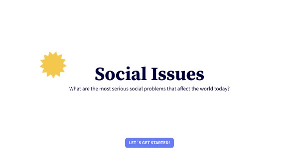 Social issues | Genially