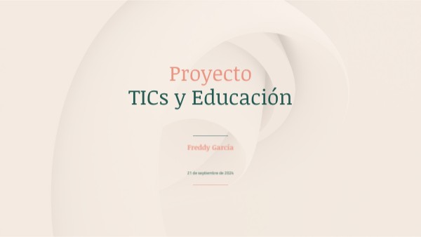 Proyecto TICs y Educación