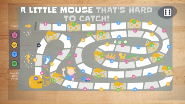 a little mouse That's hard to catch!