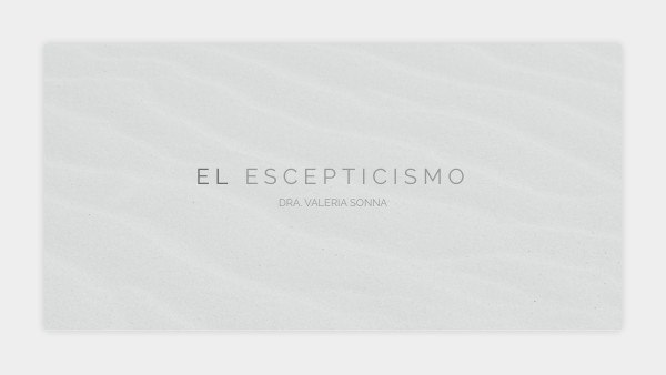 Escepticismo