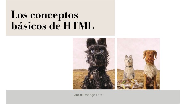 Conceptos Básicos de HTML