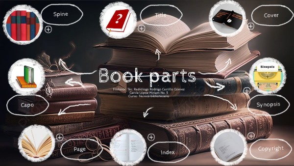 Book parts and article structure | Genially