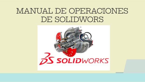 MANUAL DE SOLIDWORKS | Genially