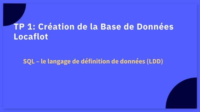 TP1 - SQL_LDD | Genially