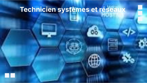 présentation simple du métier technicien système et réseaux | Genially