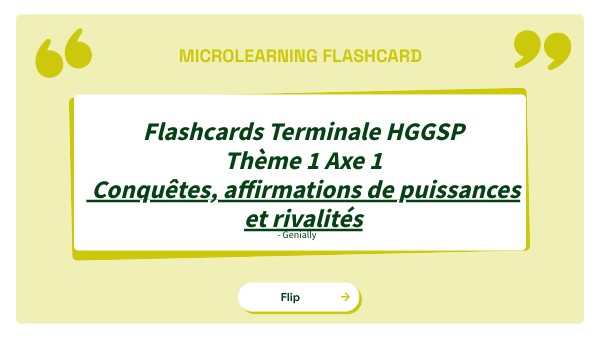 Flashcard microlearning | Genially