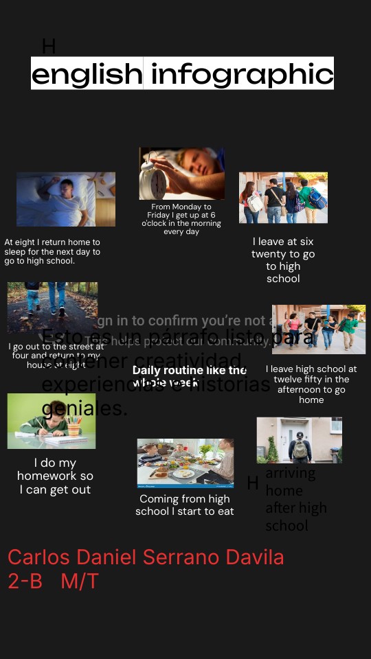 infografía de ingles | Genially