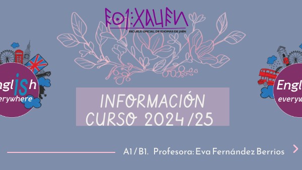 Información Curso 2024_2025 EOI Xauen | Genially