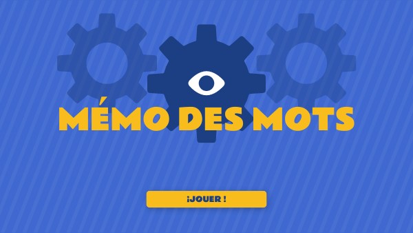Mémo des mots | Genially