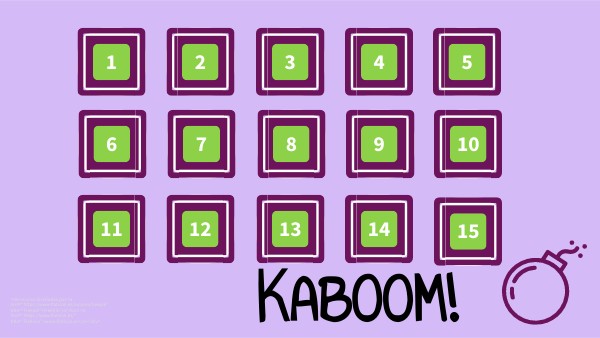 Kaboom 3ºESO Module 1.1