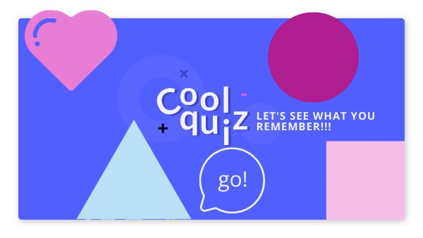 Quiz INTRODUCTION UNIT