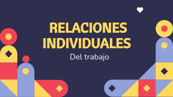 Relaciones individuales del trabajo | Genially