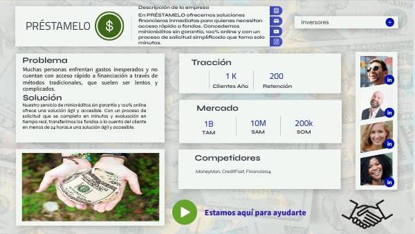 Elevator Pitch | Genially