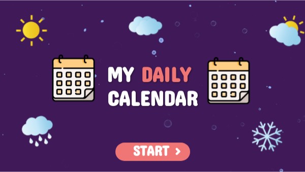 CI My daily calendar