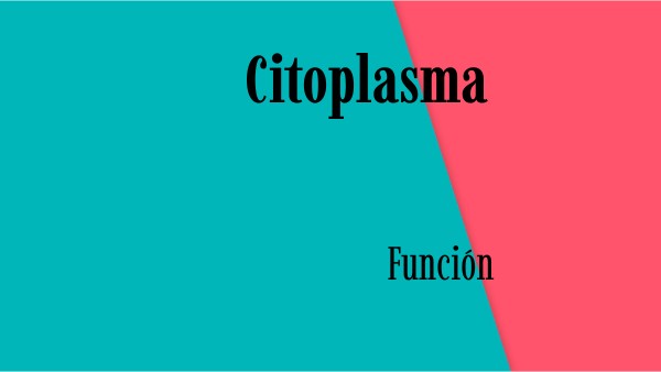 Citoplasma | Genially