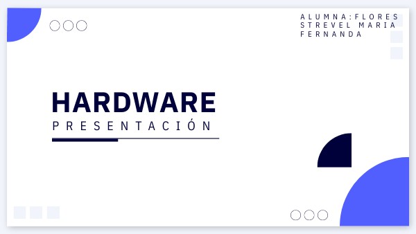 Presentación Hardware