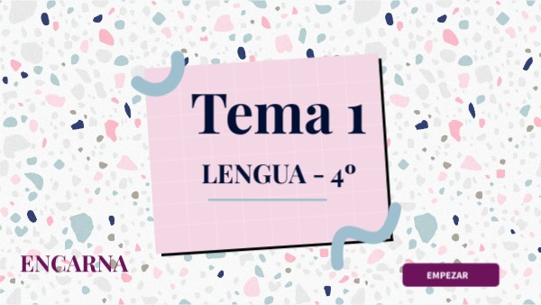 TEMA 1 - LENGUA