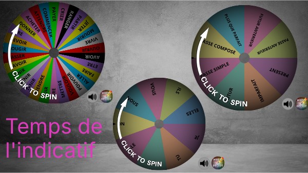 ROUE DES CONJUGAISONS