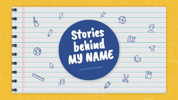 Stories behind my name | Genially