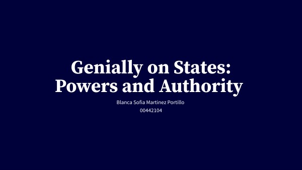 Elements of State