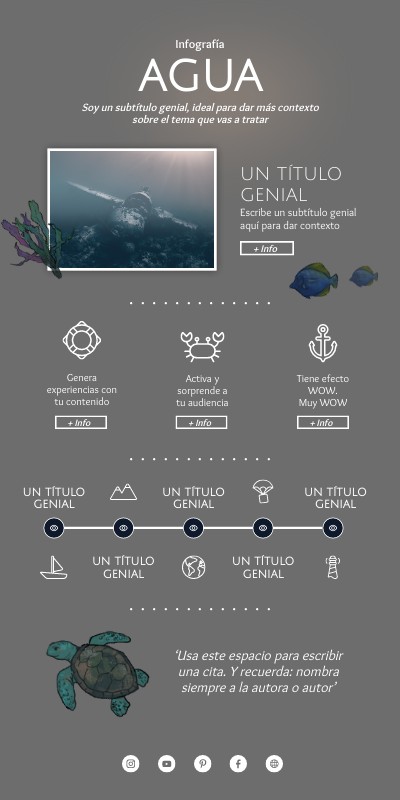 Infografía Agua | Genially