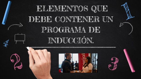 Elementos que debe contener un programa de inducción. | Genially