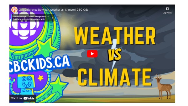 weather vs climate video