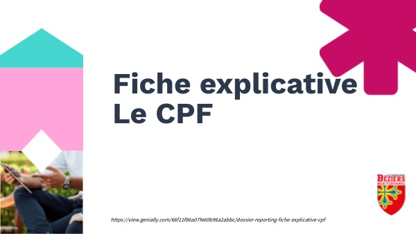 Fiche explicative CPF