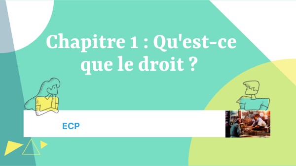 Copie - Chapitre 1 : qu'est-ce que le droit