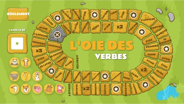 l'oie des verbes | Genially