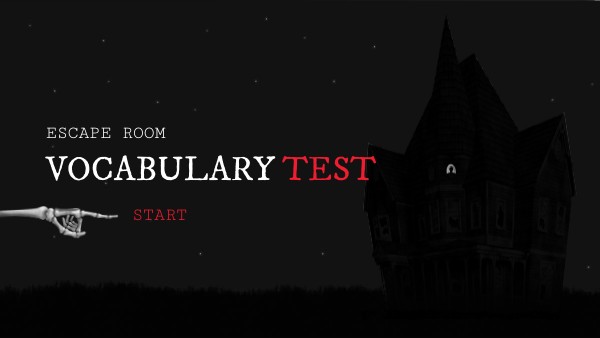 Escape game vocabulary JO