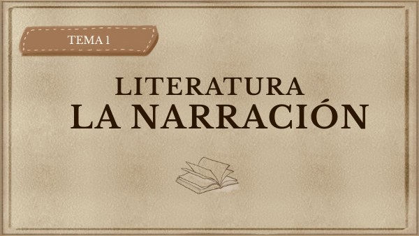 Copia - Literatura: el género narrativo.
