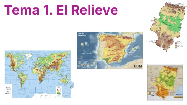 Tema 1. El Relieve