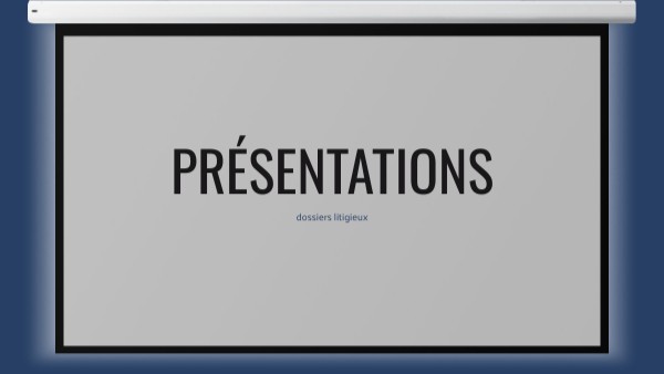 Présentation Projection | Genially