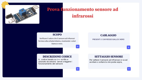 sensore ad infrarossi arduino | Genially