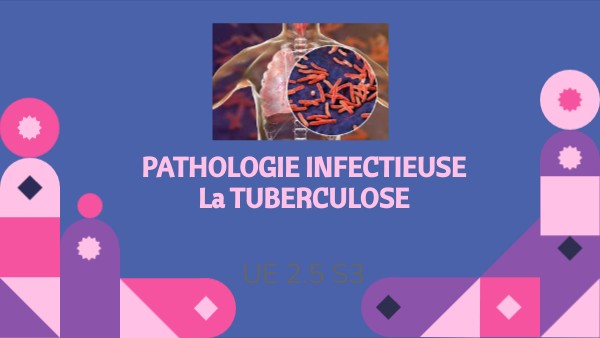 Copie - UE 2.5 S3 pathologie infectieuse : la tuberculose
