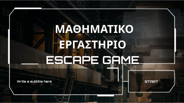 FACTORY ESCAPE GAME | Genially