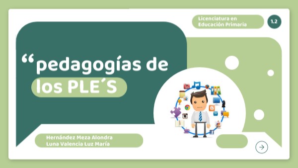 Pedagogías de los PLE´S
