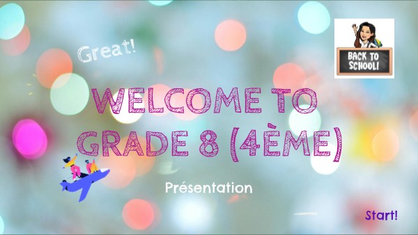 4e Presentation classe d'anglais 4e | Genially