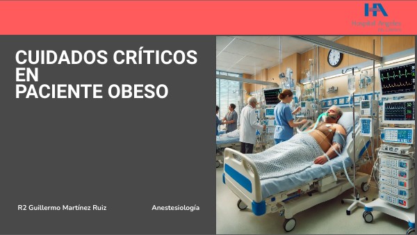 Paciente obeso en UCI | Genially