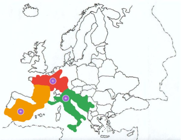 Genially: Mapa pobles germànics