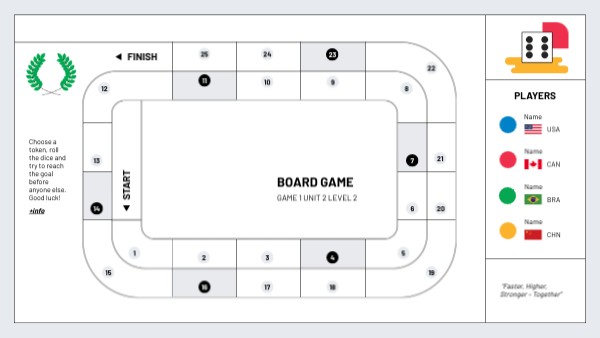 Olympics Board Game | Genially