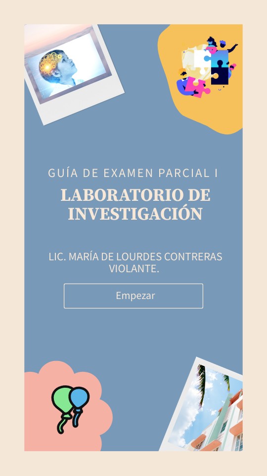 GUÍA EXAMEN LABORATORIO DE INVESTIGACIÓN