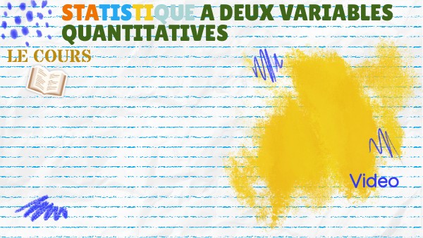 1ère ASSP - Statistique à deux variables quantitatives