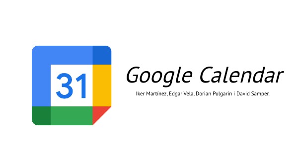 Presentació Google Calendar | Genially