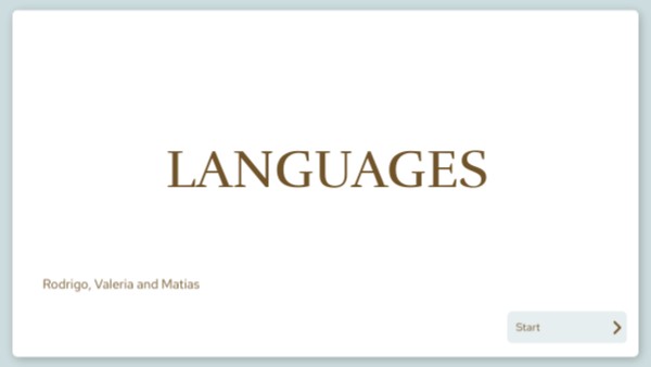 Languages | Genially