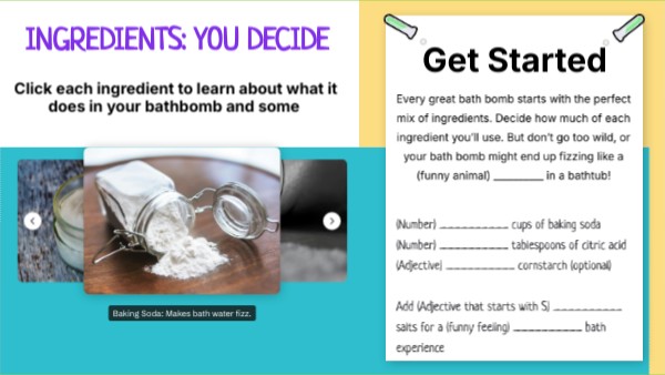 Interactive Recipe | Genially